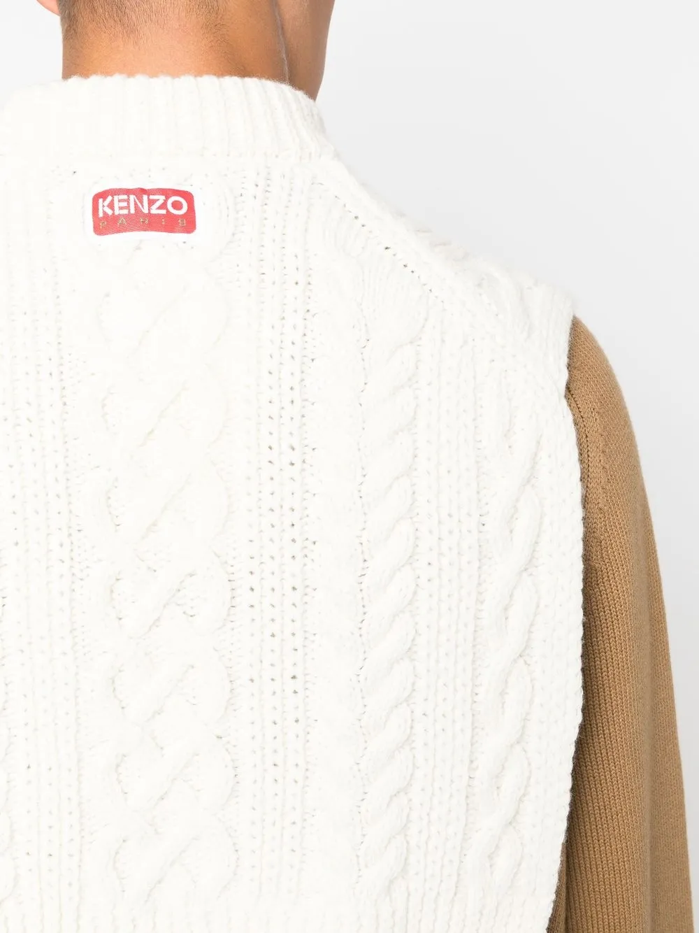 Kenzo cable-knit Cropped Vest - Farfetch