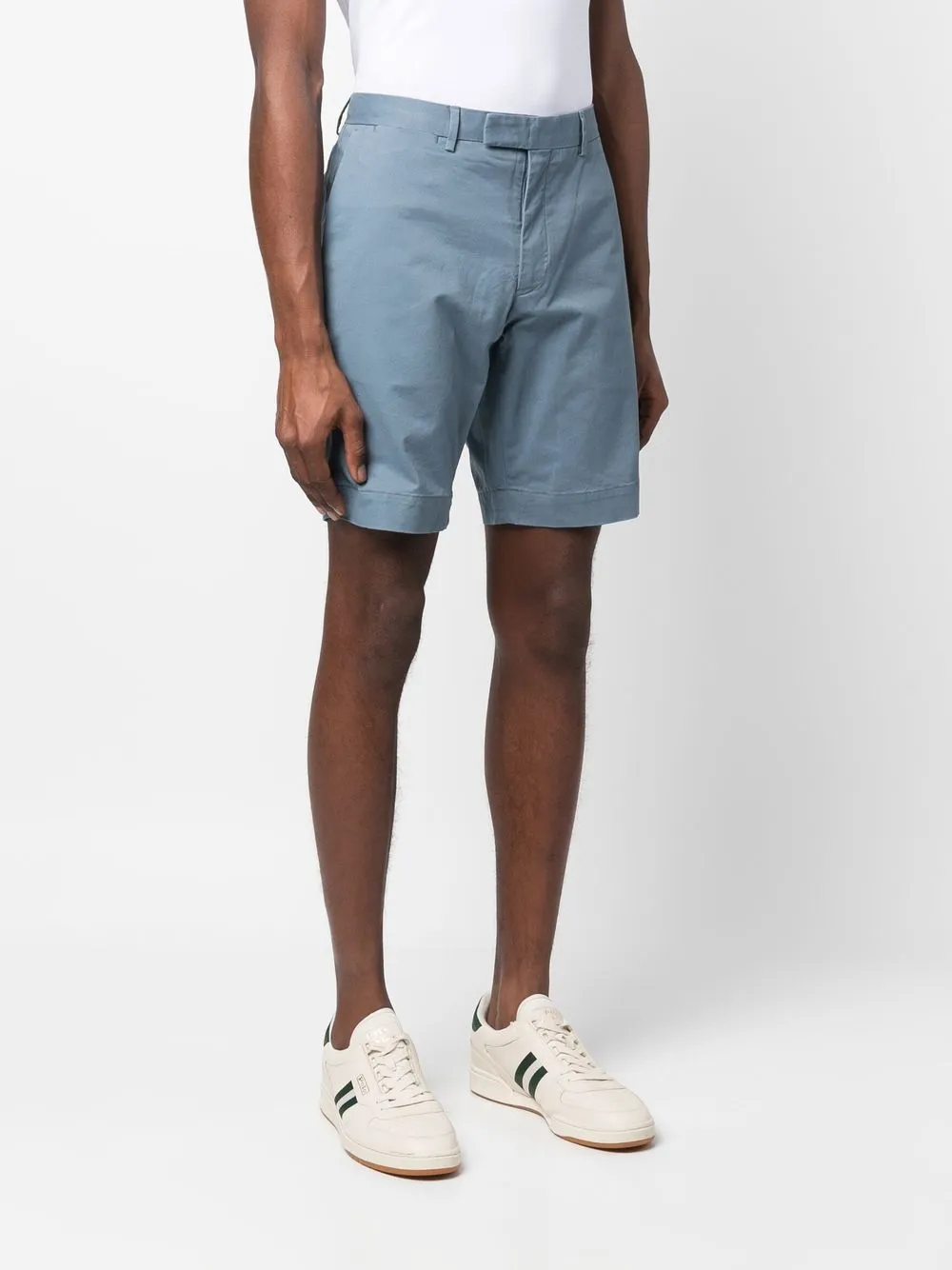 Polo Ralph Lauren stretch-cotton Chino Shorts | Blue | FARFETCH UK