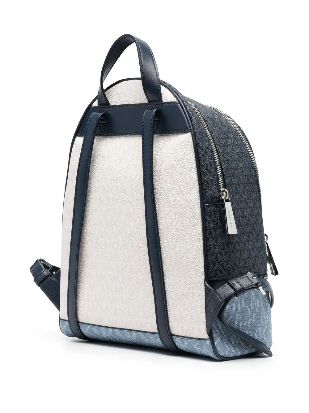 Michael Michael Kors Rhea Monogram Backpack In Blau | ModeSens