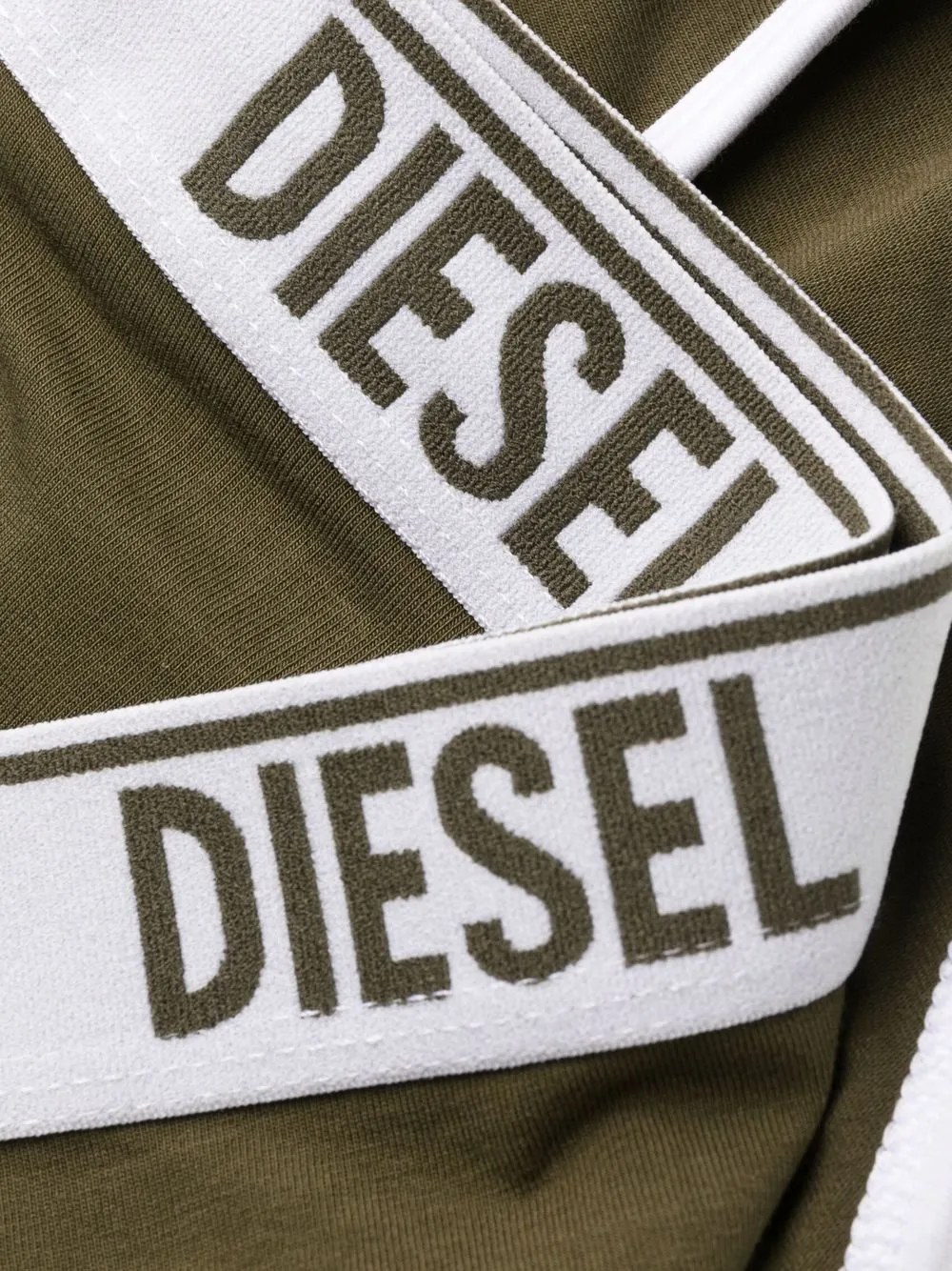 Diesel Logo-waistband Briefs In Green | ModeSens