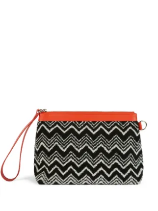 Missoni Home zigzag-print Pouch | Black | FARFETCH