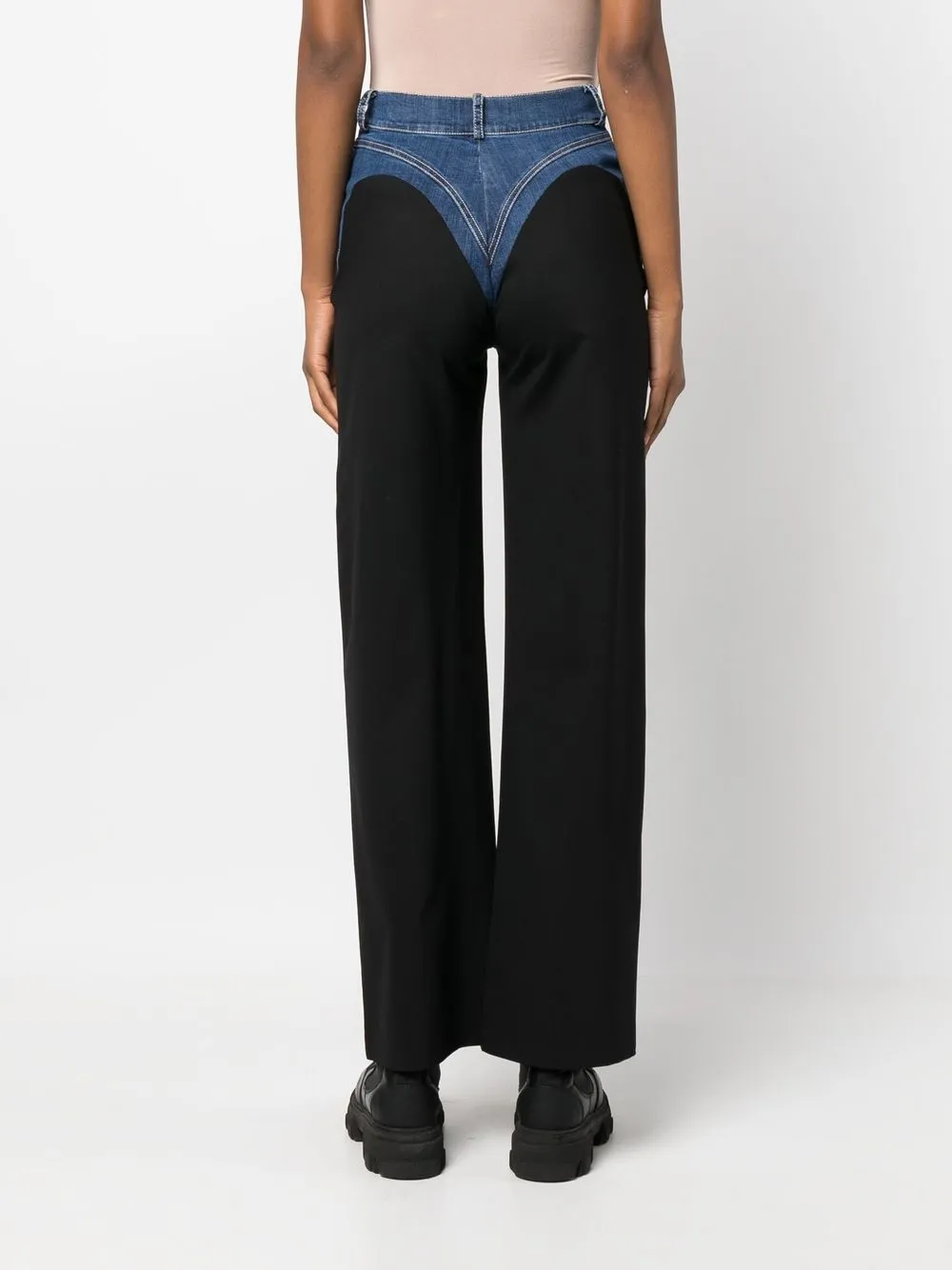 Act N°1 cut-out straight-leg jeans | Smart Closet