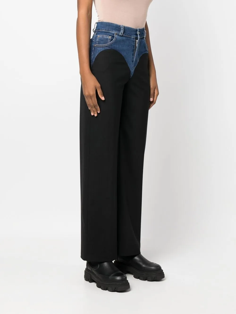 Act N°1 cut-out straight-leg jeans | Smart Closet