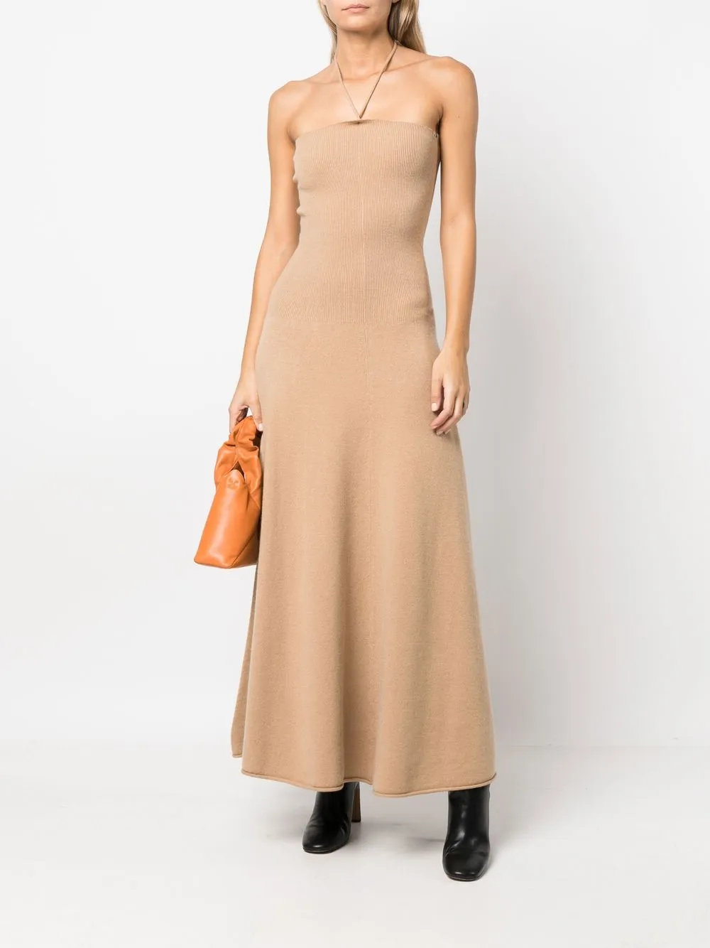 Extreme Cashmere Fine Ribbed Knitted Dress Farfetch