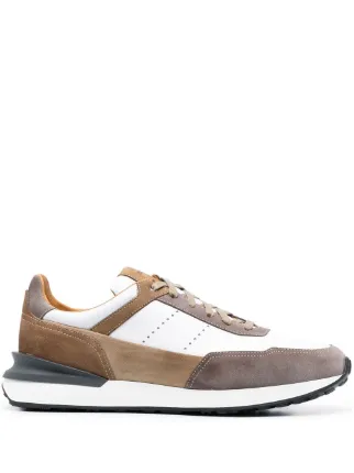 Magnanni leather-panelled low-top Sneakers | White | FARFETCH AO