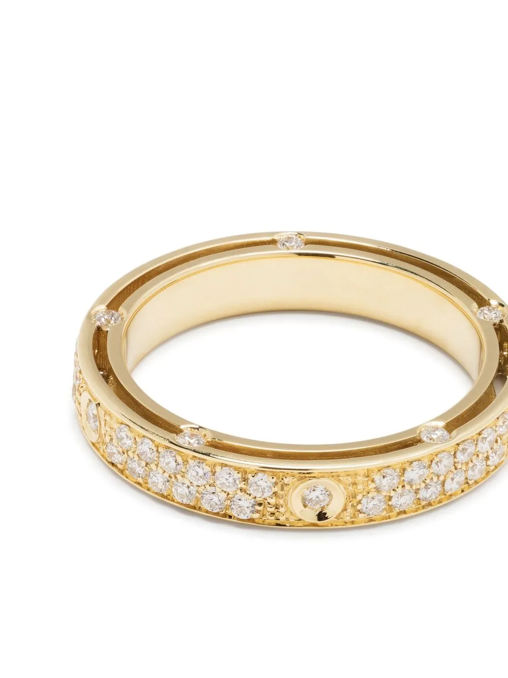 Damiani 18kt Yellow Gold D.Side Diamond Ring | Yellow | FARFETCH