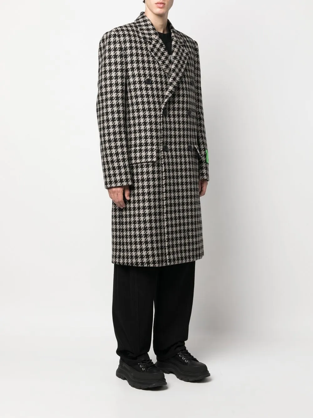 Off-White Tag Vichy Skate Double Breasted "Grey" | Grey | FARFETCH