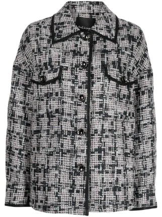 Tout a Coup Tweed button-down Jacket - Farfetch