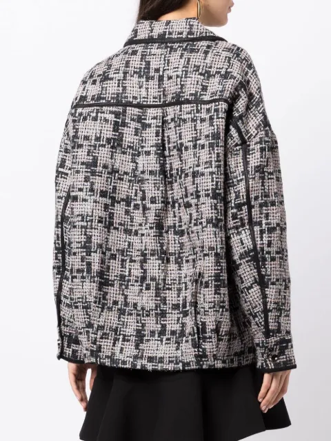 Tout a Coup Tweed button-down Jacket - Farfetch