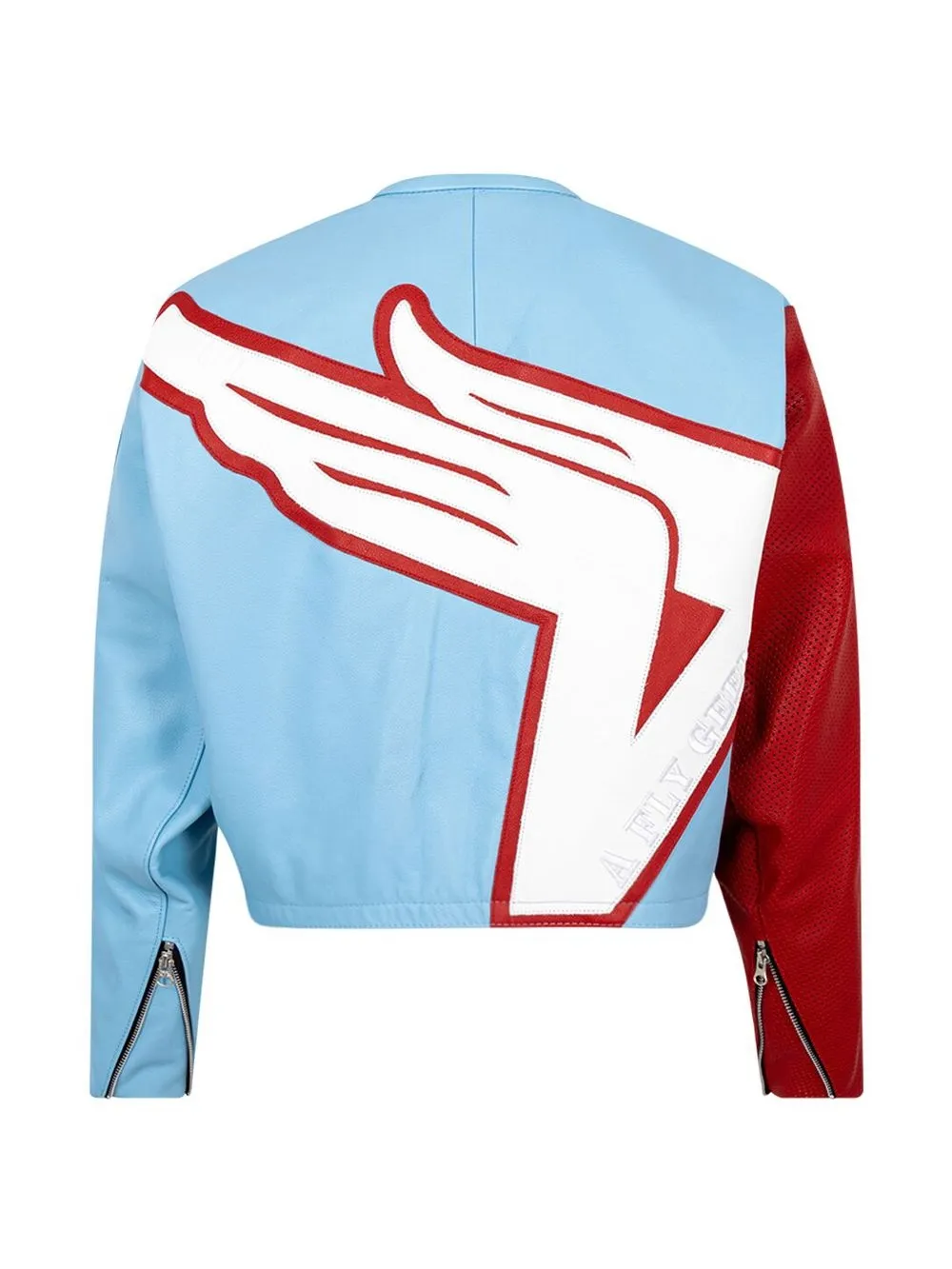 Vanson Leathers X Fly Geenius X Aleali May Leather Jacket In Blue ...