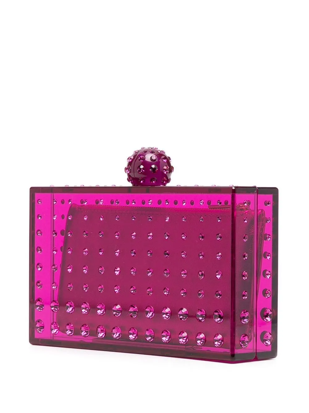 Aquazzura Acrylic Embellished Clutch Bag - Farfetch