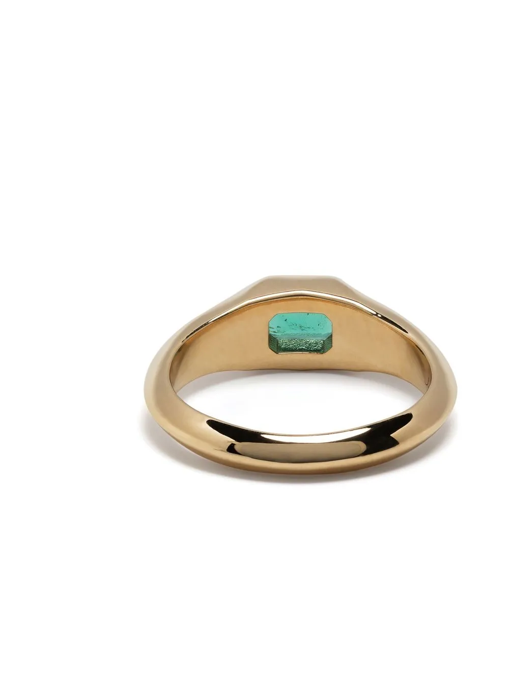Lizzie Mandler Fine Jewelry 18k Yellow Gold Emerald-cut Signet Ring ...