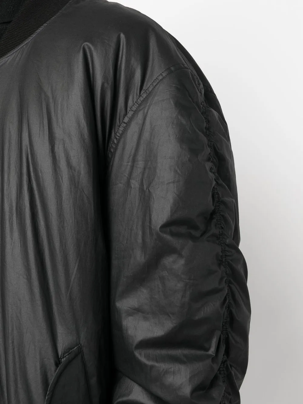 Isabel Marant Long-length Padded Bomber Jacket In Schwarz | ModeSens