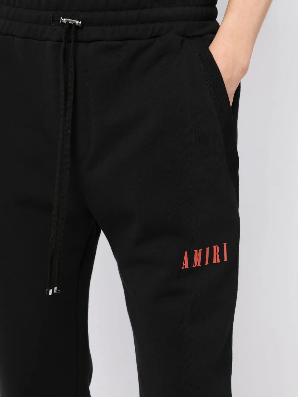 AMIRI logo-embroidered Cotton Track Pants - Farfetch