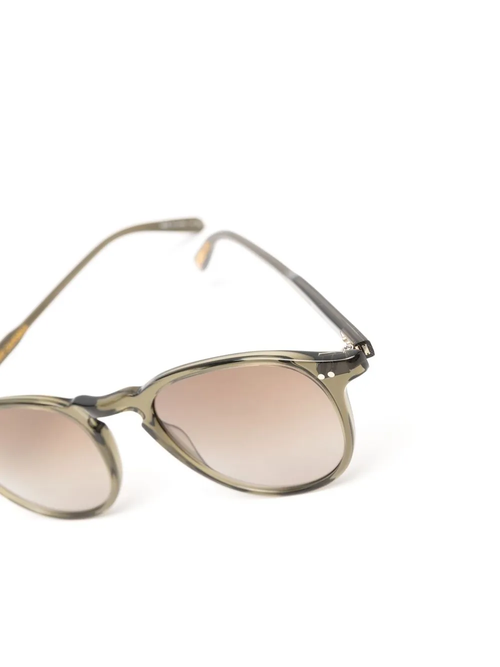 Garrett Leight Hampton round-frame Sunglasses | Green | FARFETCH UK