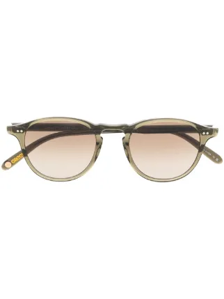 Garrett Leight Hampton round-frame Sunglasses | Green | FARFETCH