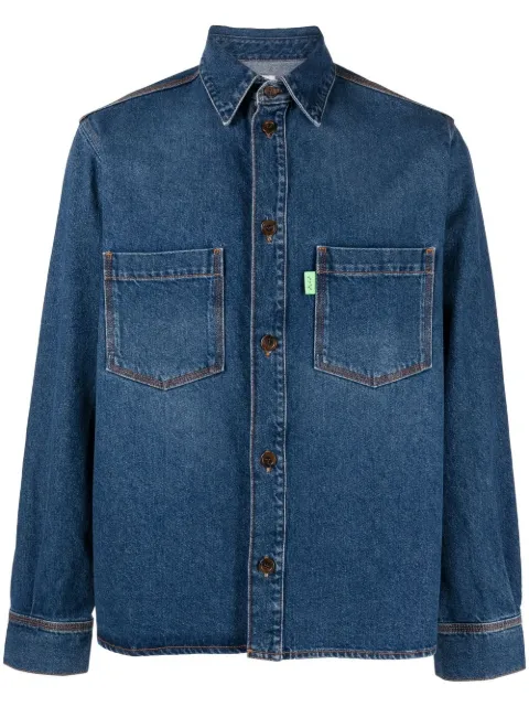 Haikure button-up Denim Jacket - Farfetch