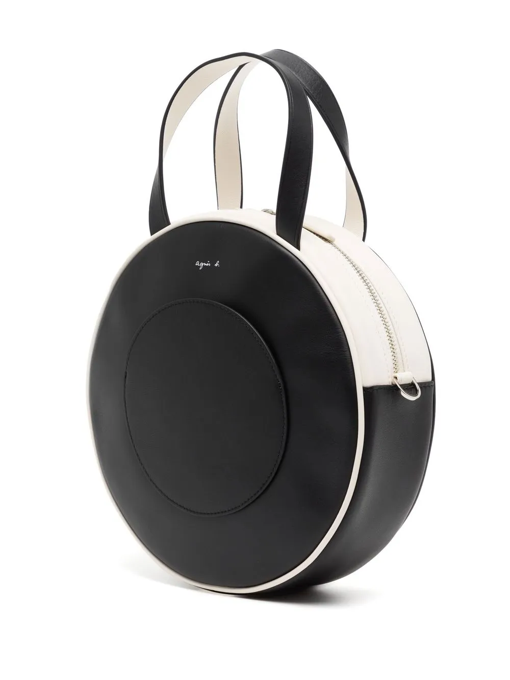 Agnès B. Circle Top-handle Tote Bag In Black | ModeSens