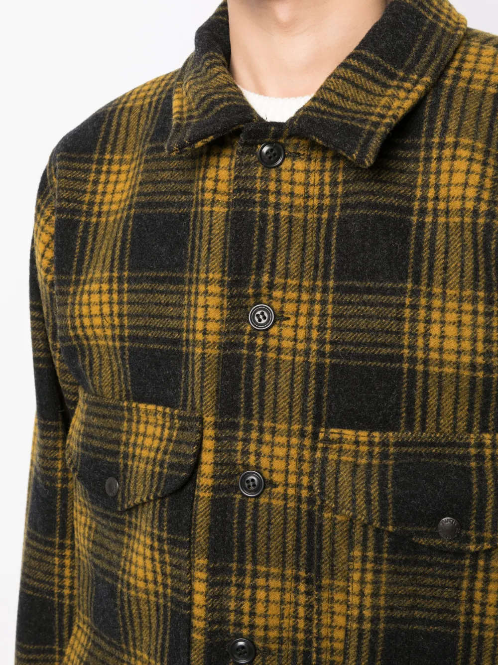 Filson Mackinaw Cruiser Wool Shirt Jacket In Schwarz | ModeSens