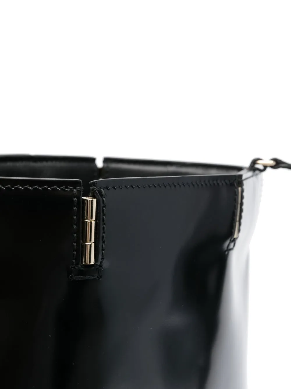 Peter Do High-shine Finish Bucket Bag In 黑色 | ModeSens