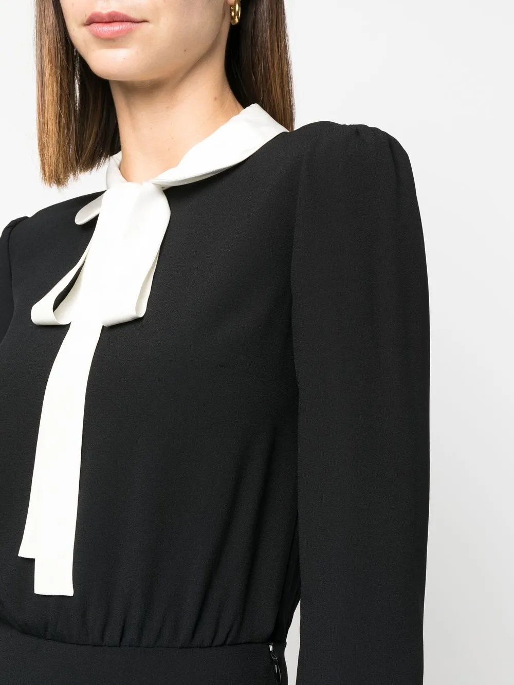 Red Valentino Bow Detail Mini Dress Farfetch