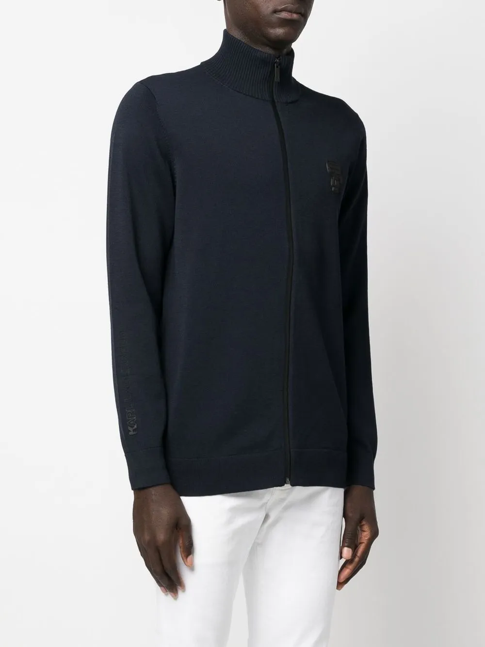 Karl Lagerfeld Moletom Ikonik Karl Com Zíper - Farfetch