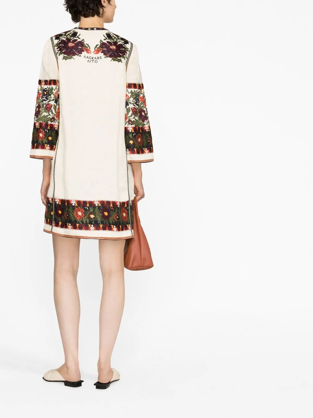 Vita Kin Tender Summer Embroidered Linen Mini Dress In Neutrals | ModeSens