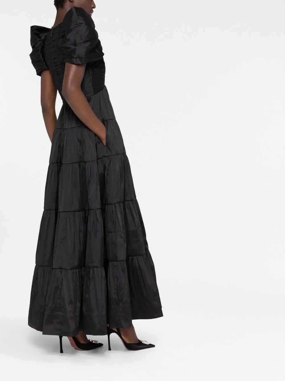 Aje short-sleeve V-neck Dress - Farfetch