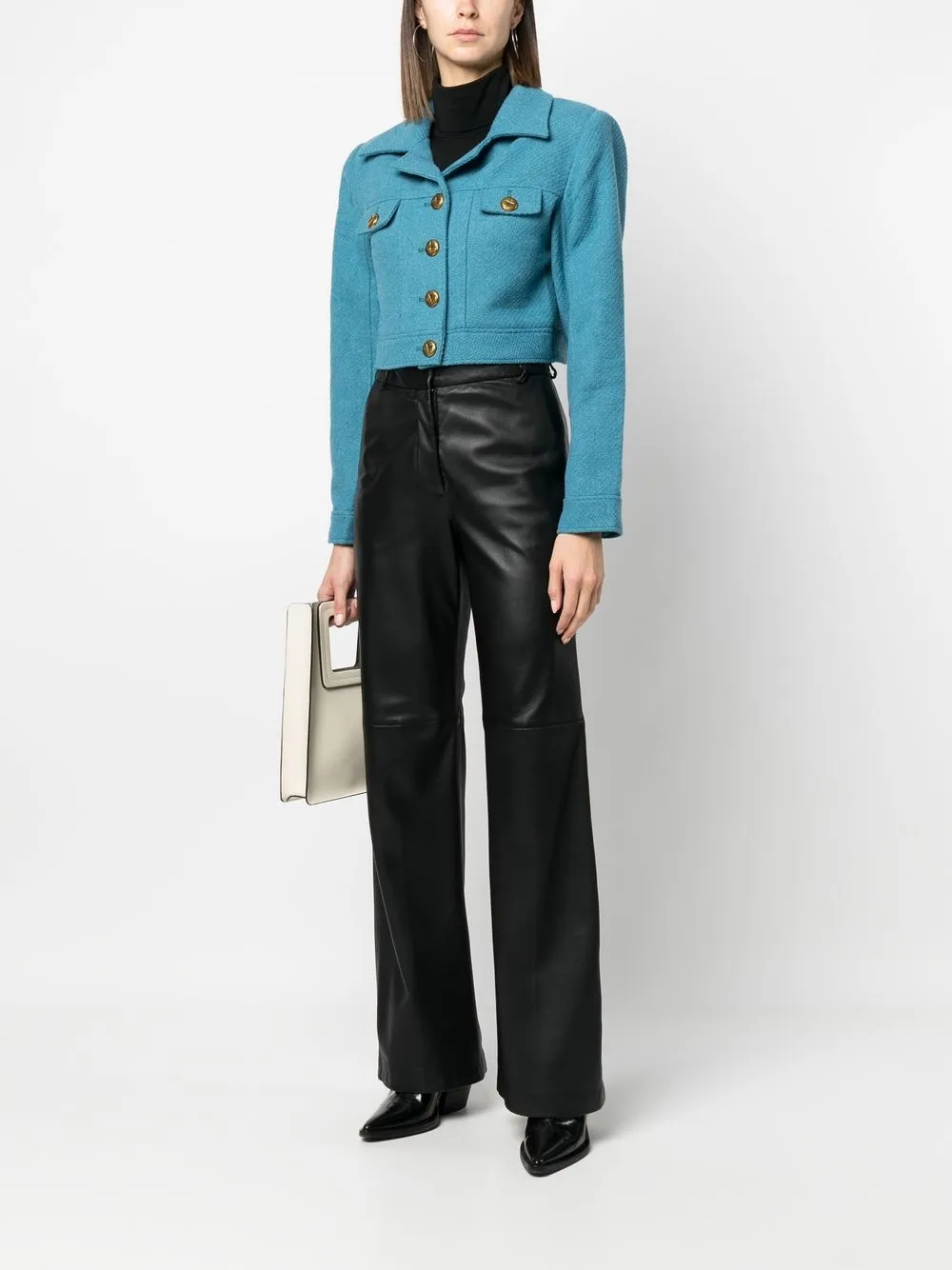 Gestuz cropped single-breasted jacket | Smart Closet