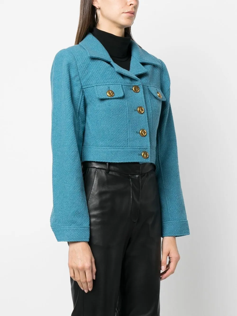 Gestuz cropped single-breasted jacket | Smart Closet