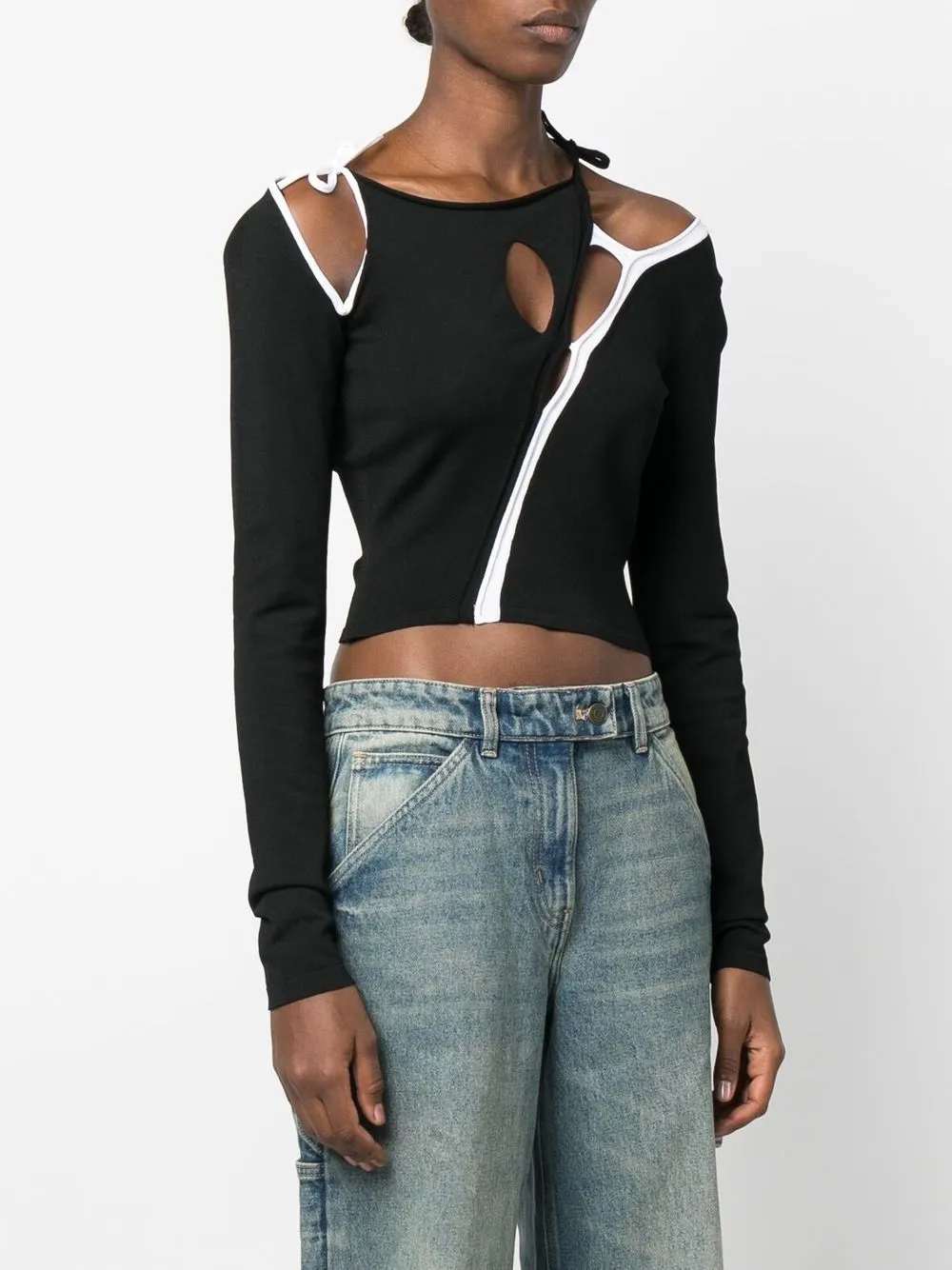 Ottolinger Cut out-detail Cropped Top - Farfetch