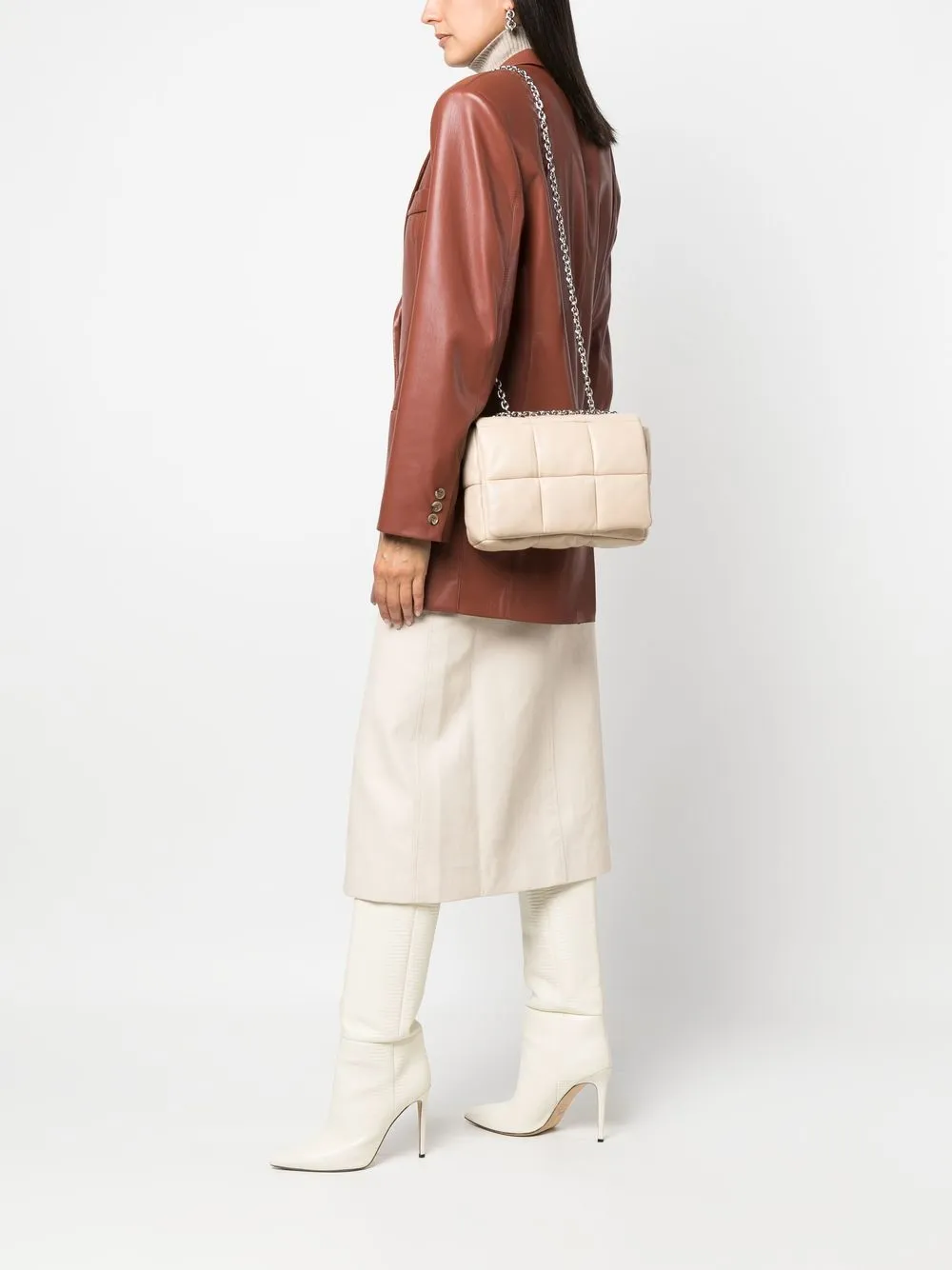 STAND STUDIO Holly Quilted Leather Shoulder Bag - Farfetch