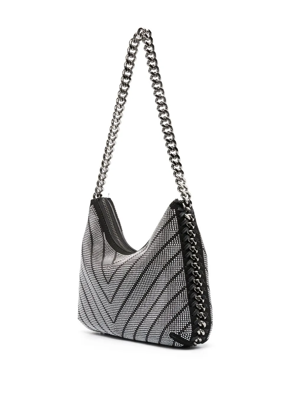 Stella McCartney Mini Falabella Rhinestone Shoulder Bag - Farfetch