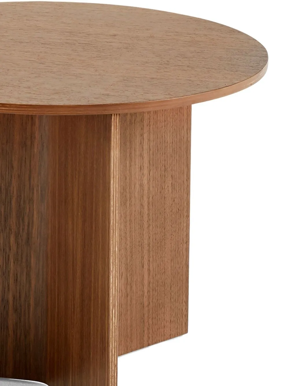 HAY Slit Wooden Round Table | Brown | FARFETCH