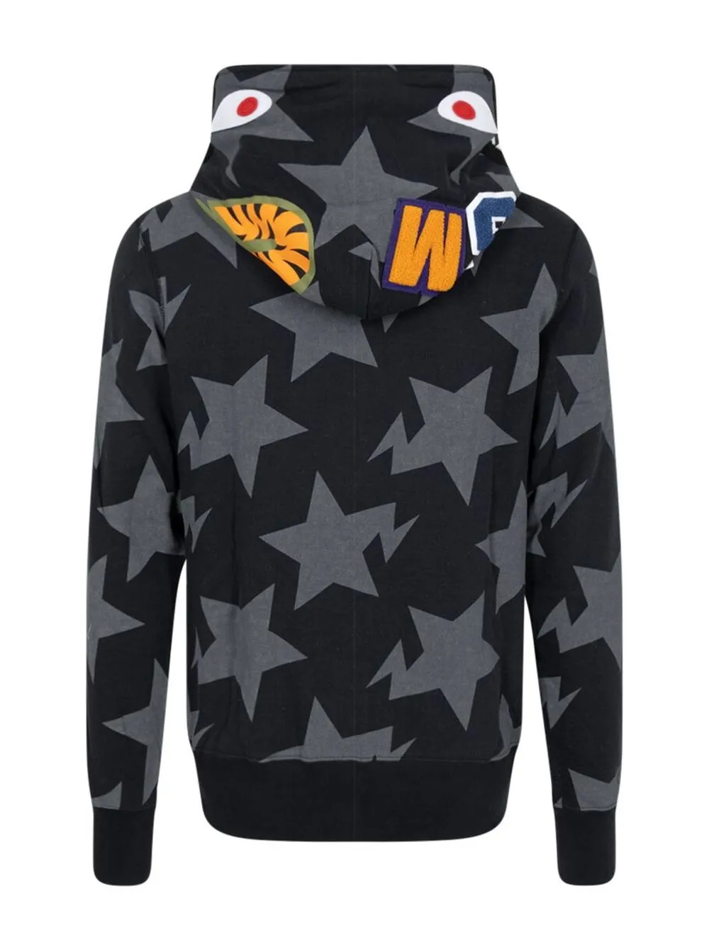 A Bathing Ape® Sta Pattern Shark Full Zip Hoodie Farfetch