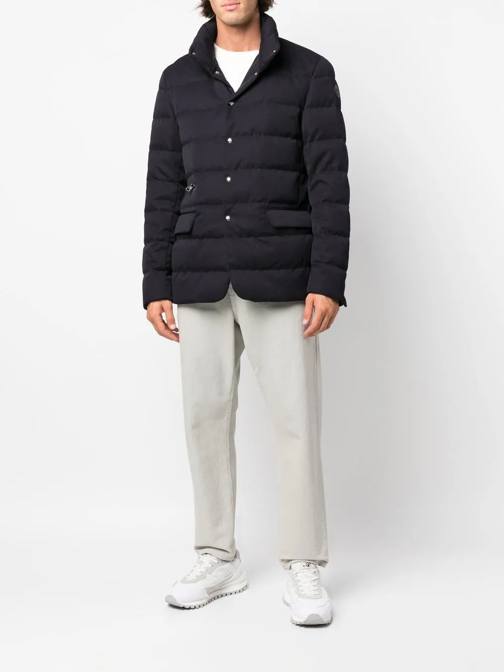 Moncler feather-down Padded Jacket - Farfetch