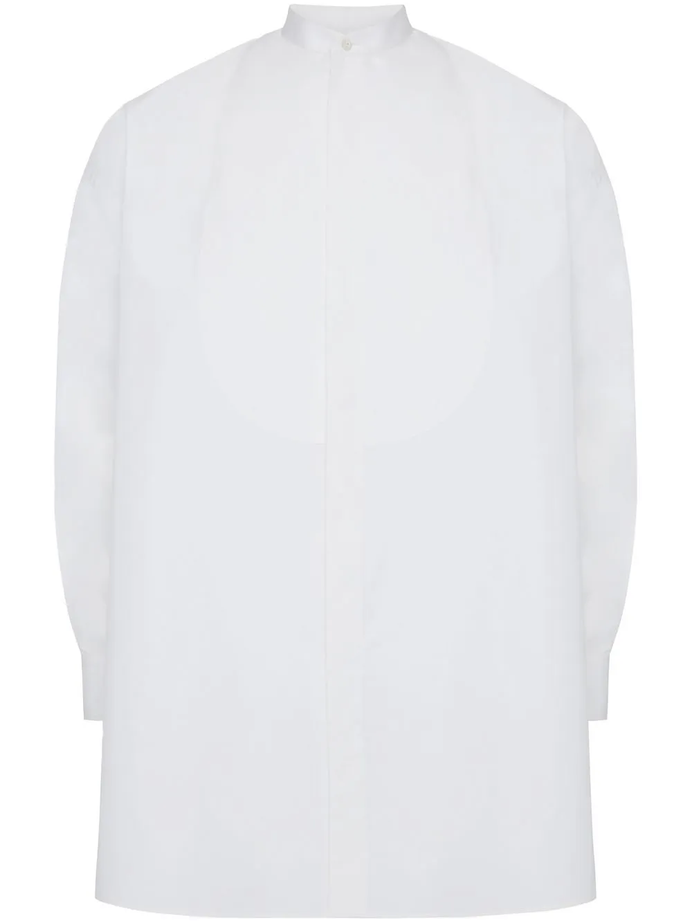 Alexander McQueen Camisa Manga Larga Sin Cuello | Blanco | FARFETCH MX