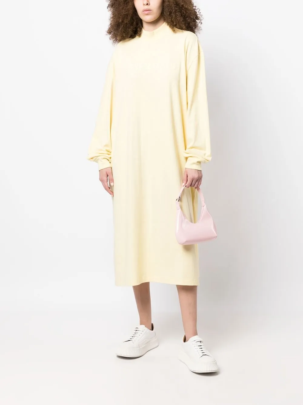 FEAR OF GOD ESSENTIALS mock-neck Midi Dress - Farfetch