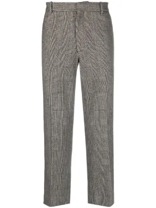 Circolo 1901 POW Check Cropped Trousers | FARFETCH