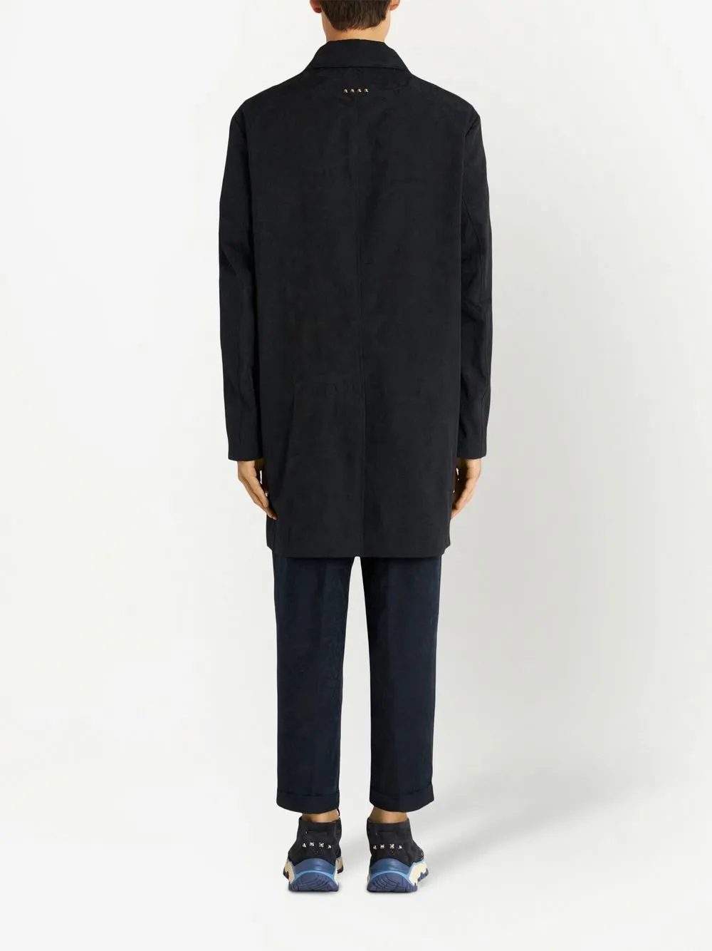 ETRO single-breasted Trench Cot | ブルー | FARFETCH JP