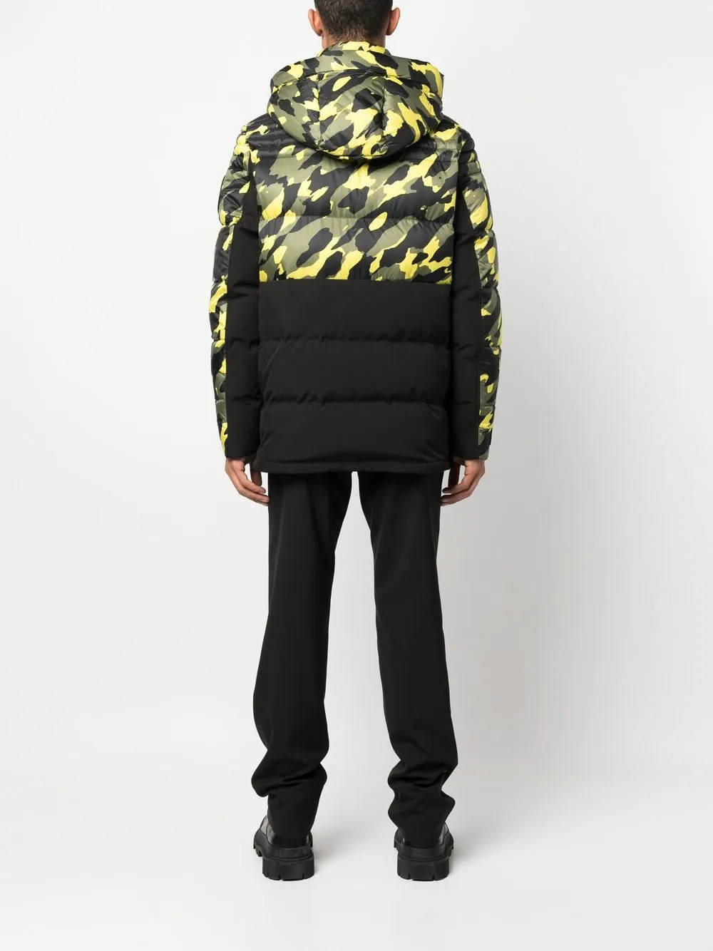 Moose Knuckles Dugal Camouflage-print Puffer Jacket In Black | ModeSens