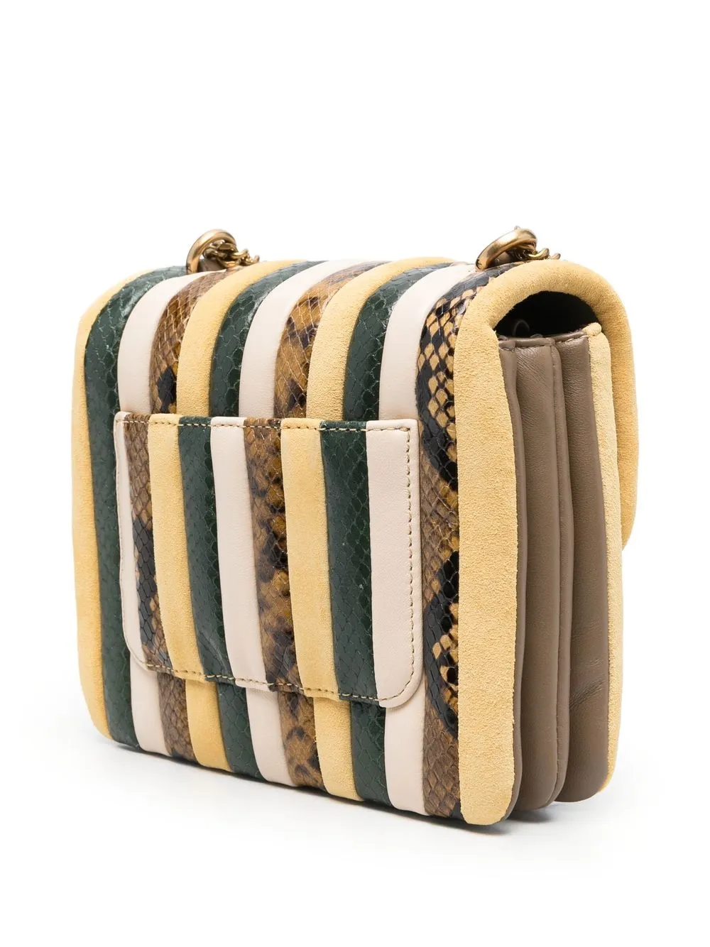 Tory Burch Kira Striped Crossbody Bag In Gelb | ModeSens