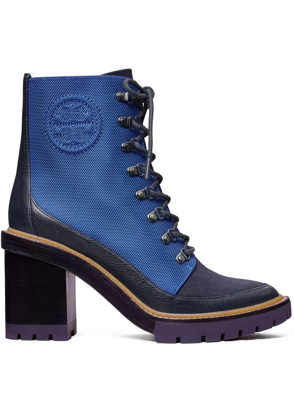 Tory Burch 95mm Leather Boots In Blue | ModeSens