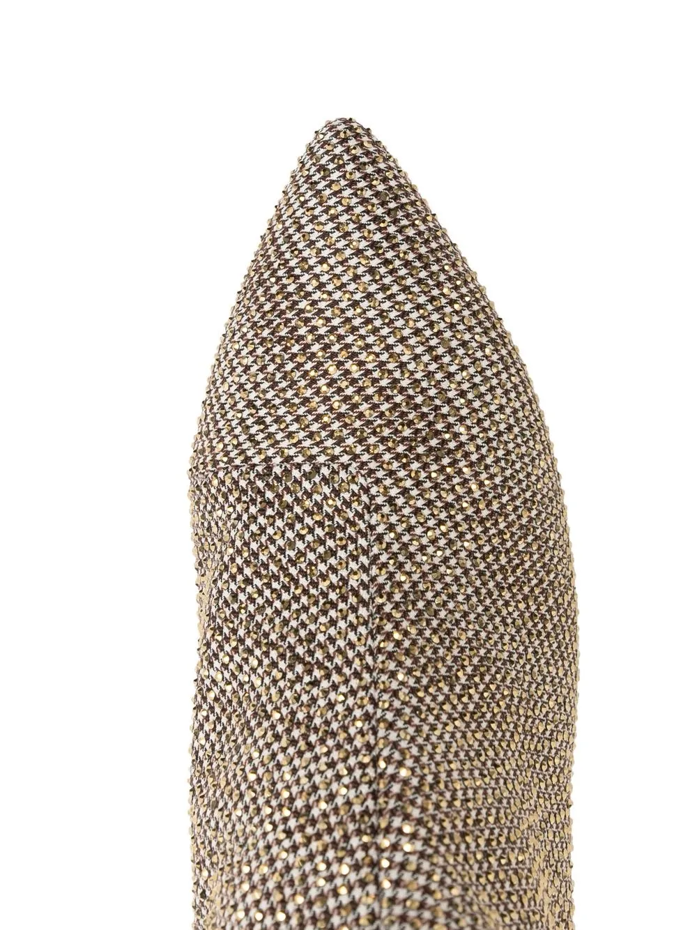 Kurt Geiger Burlington Crystal Thigh-high Boots In Gold | ModeSens