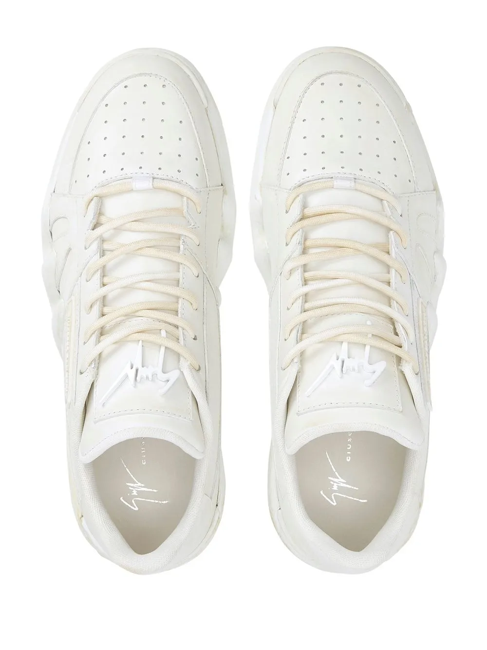 Giuseppe Zanotti Talon low-top Sneakers | White | FARFETCH UK