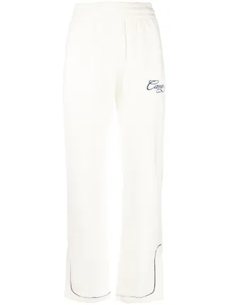 Casablanca Caza Terry Cloth Track Pants | White | FARFETCH AO