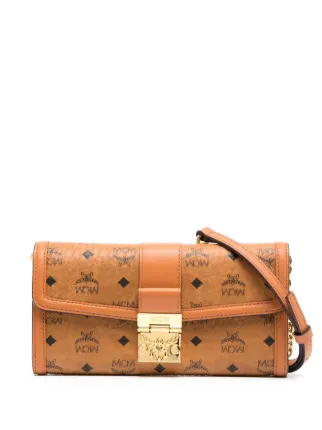MCM Large Tracy Crossbody Wallet | Brown | FARFETCH AO