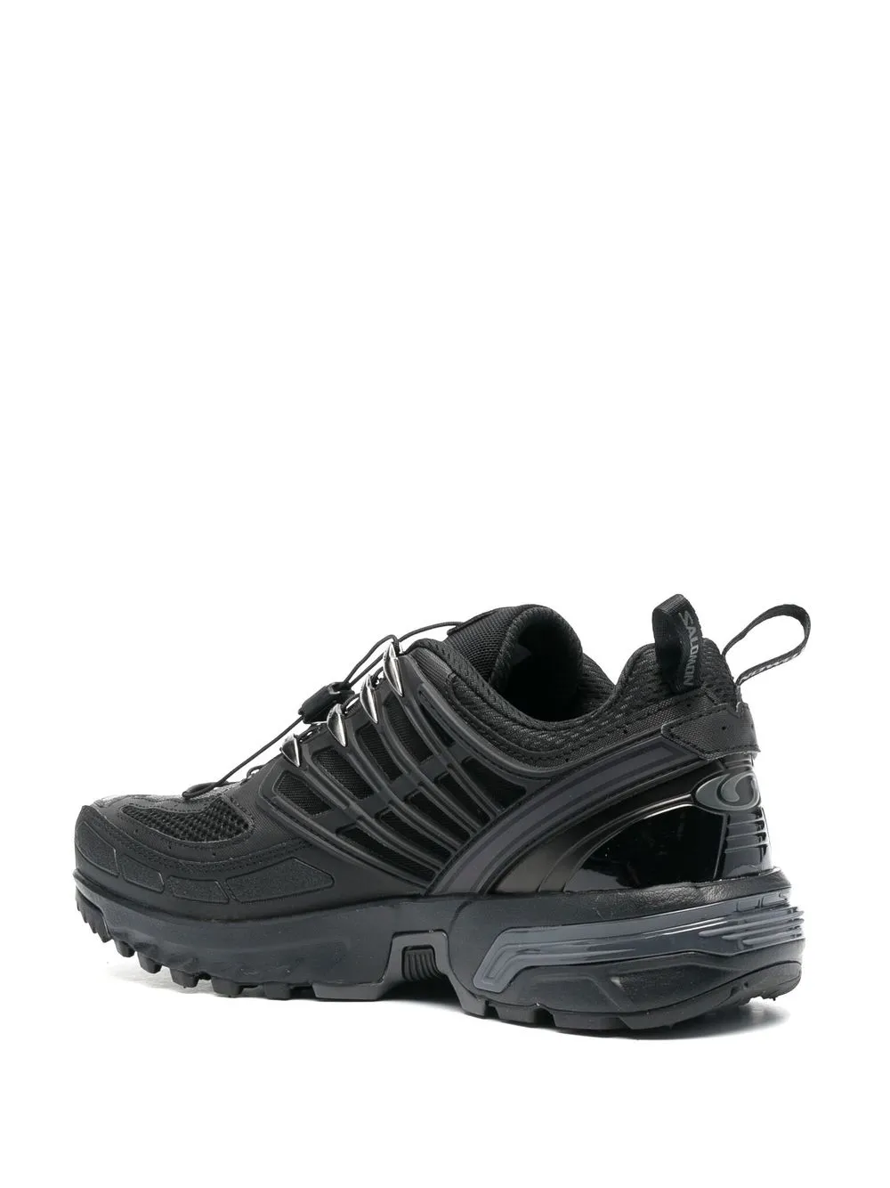 Salomon Acs Pro Advanced Leather-trimmed Mesh Sneakers In Black | ModeSens