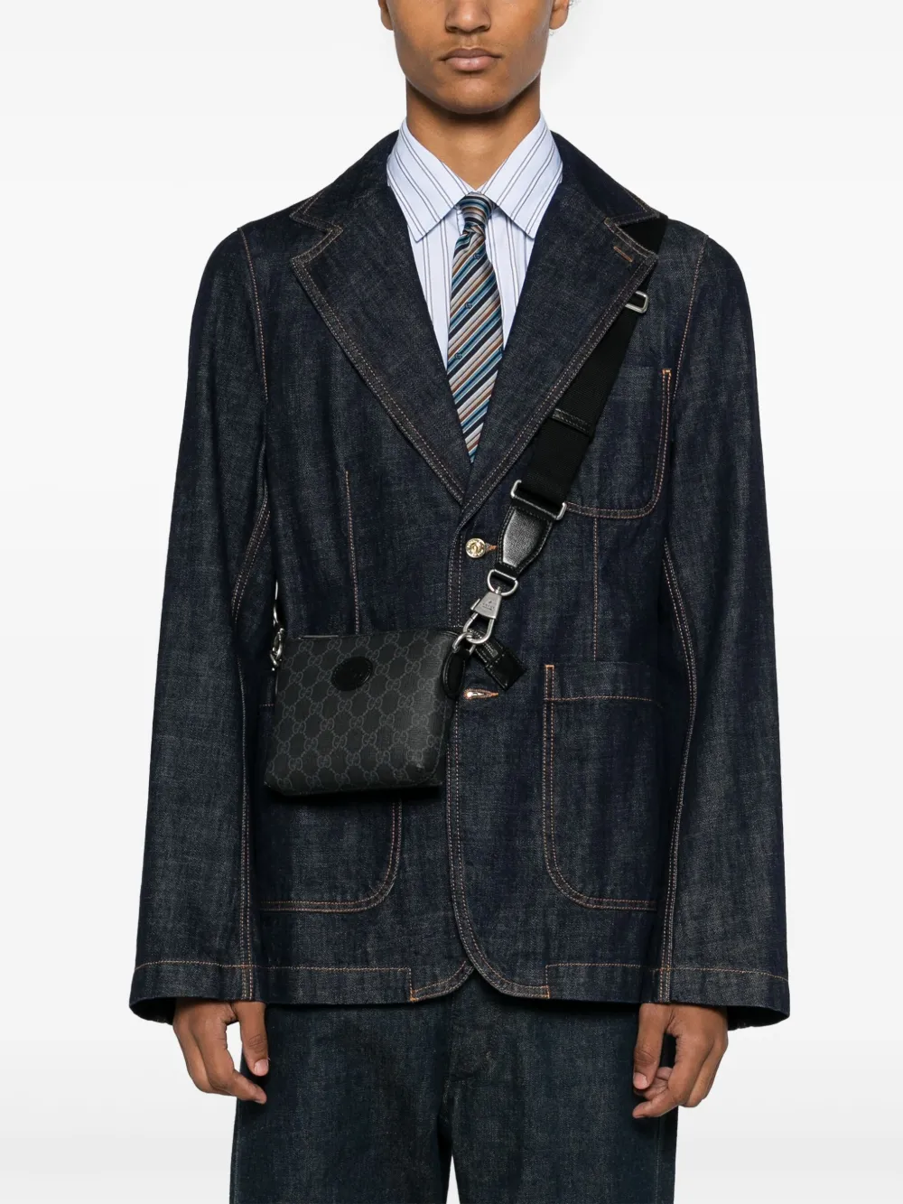 Gucci Interlocking G Messenger Bag - Farfetch