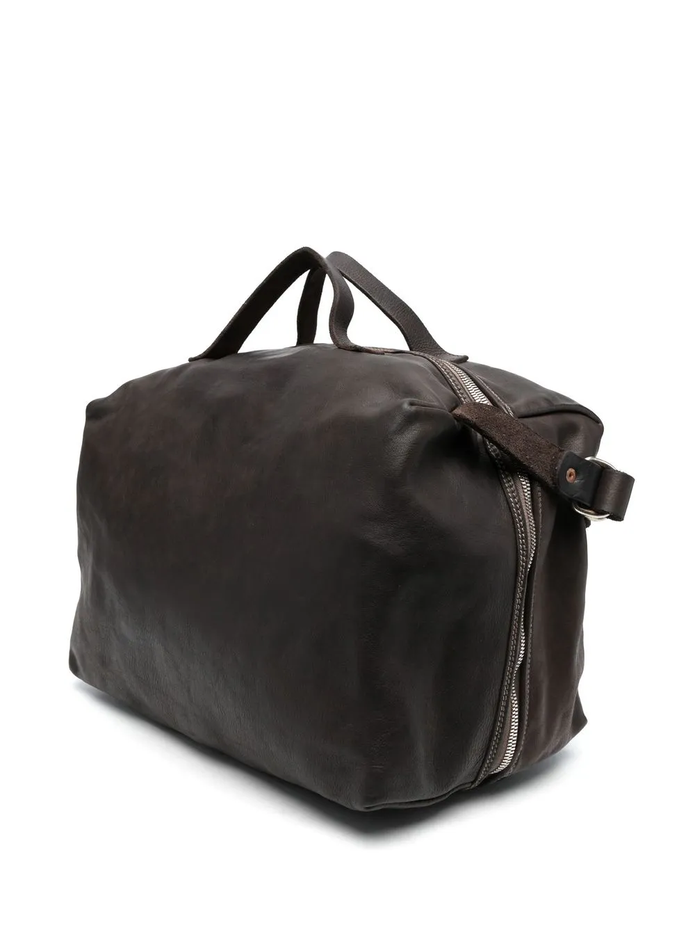 Guidi Oversize Leather Shoulder Bag In 褐色 | ModeSens